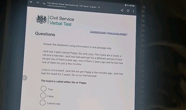 moforeperowed on Civil Service Verbal Test