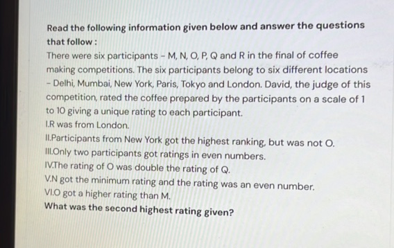 Read the following information given below | StudyX