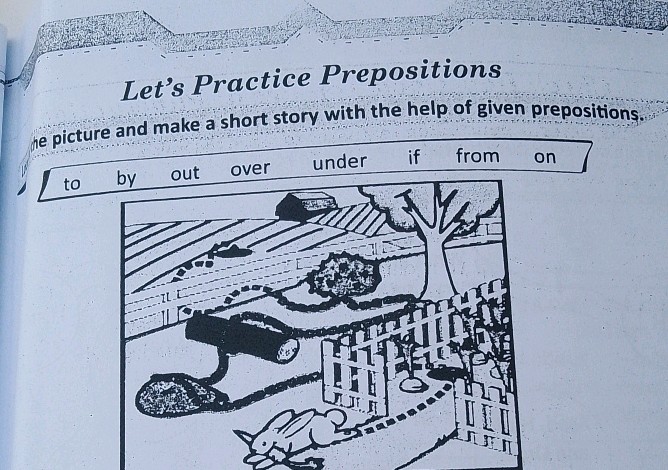 Lets Practice Prepositions he picture and | StudyX