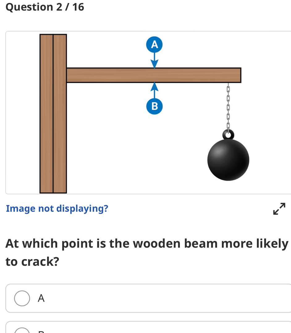 Question 2 / 16 Image not displaying At | StudyX