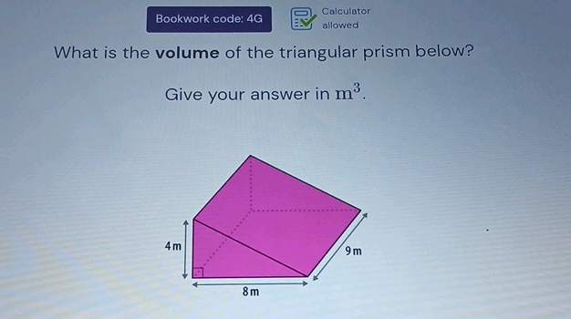 Bookwork code 4G Calculator allowed What is | StudyX