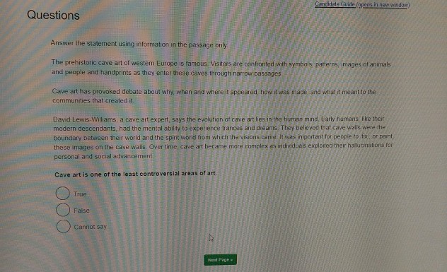 Cendidate Guide (opera in new window) | StudyX