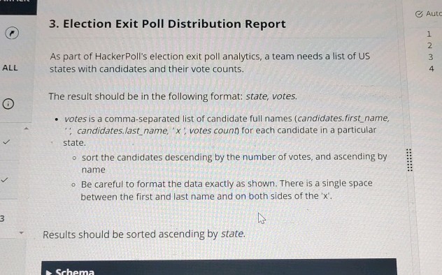 3 Election Exit Poll Distribution Report As
