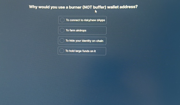 Why would you use a burner (NOT buffer) | StudyX