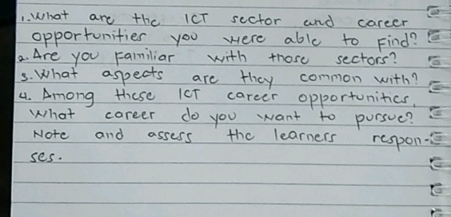 1 What are the ICT sector and career | StudyX