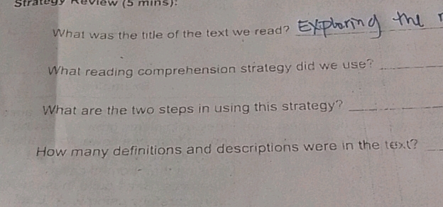 What was the title of the text we read | StudyX