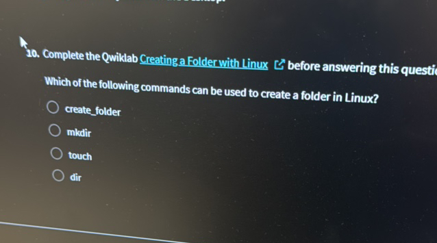 10 Complete the Qwiklab Creating a Folder | StudyX