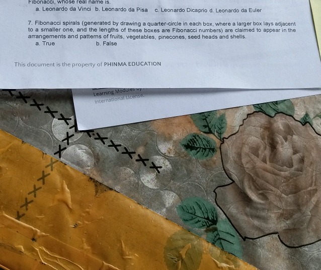 7 Fibonacci spirals generated by drawing a quarter circle in each box ...
