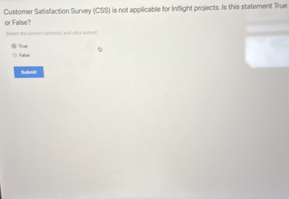 Customer Satisfaction Survey (CSS) is not | StudyX