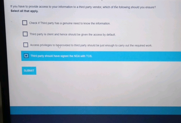 If you have to provide access to your | StudyX