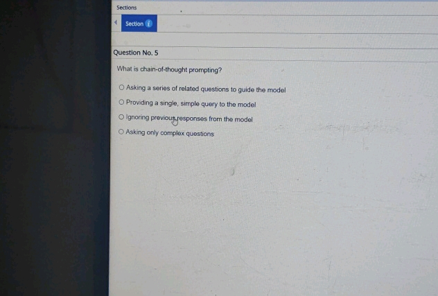 Sections Section i Question No 5 What is | StudyX