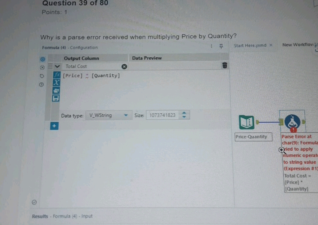 Question 39 of 80 Points 1 Why is a parse | StudyX