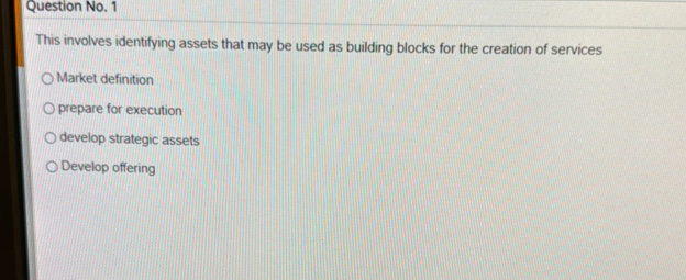 Question No 1 This involves identifying | StudyX