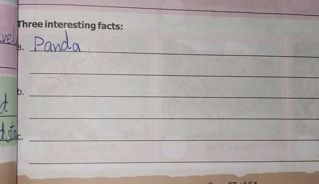 Three interesting facts a Panda qquad qquad | StudyX