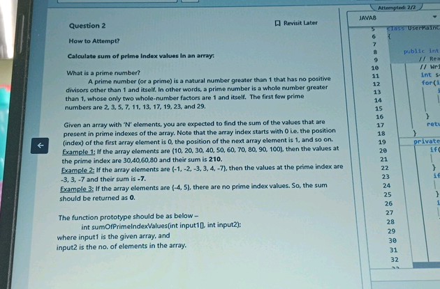 Question 2 How to Attempt Calculate sum of | StudyX