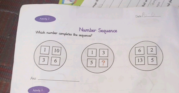 Aatuly 2 Number Sequence Which number | StudyX