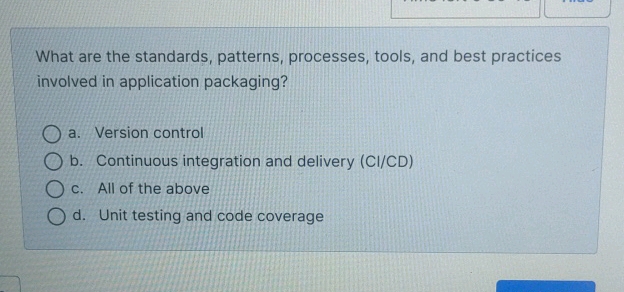 What are the standards patterns processes | StudyX