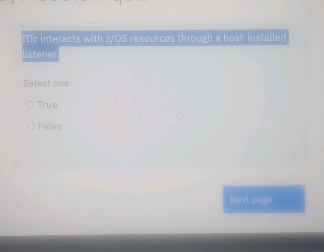 IDz interacts with z / OS resources | StudyX