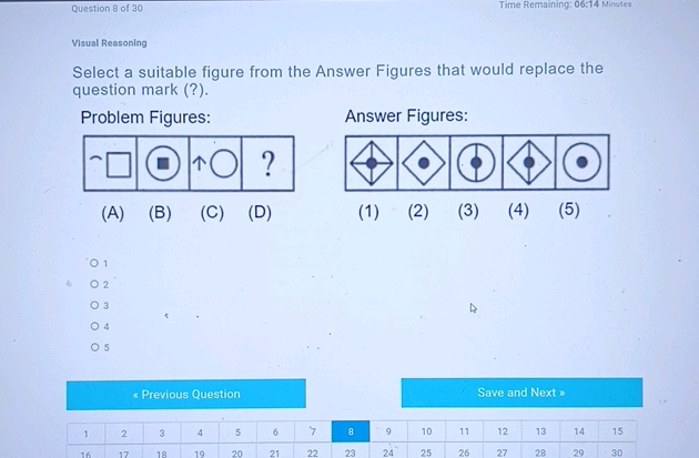 Question 8 of 30 Time Remaining 0614 | StudyX