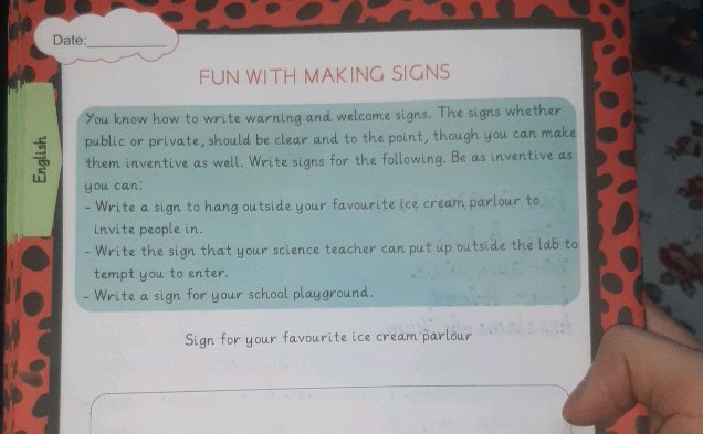 Date FUN WITH MAKING SIGNS You know how to | StudyX