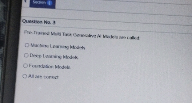 Sextion 8 Question No 3 Pre-Trained-Multi | StudyX