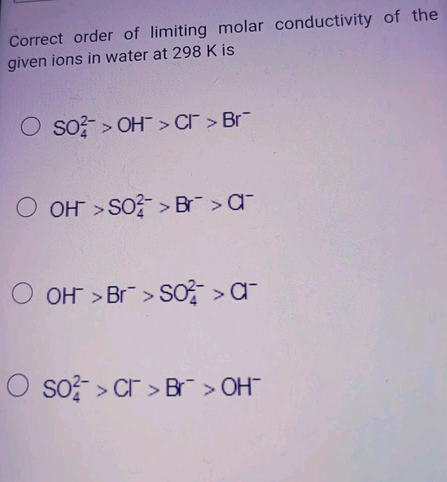 Correct order of limiting molar | StudyX