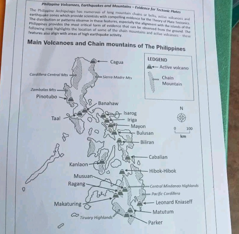 Philippine Volcanoes Earthquakes and | StudyX