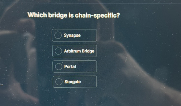 Which bridge is chain-specific Synapse | StudyX