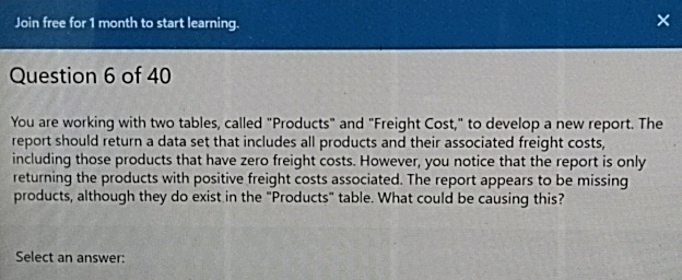 Join free for 1 month to start learning | StudyX