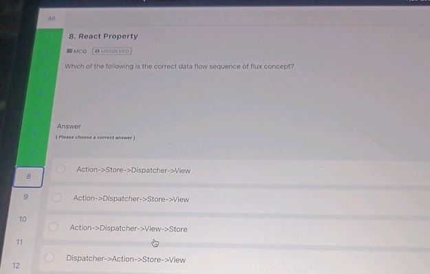 All 8 React Property E MCO QUNSOLvEO Which | StudyX