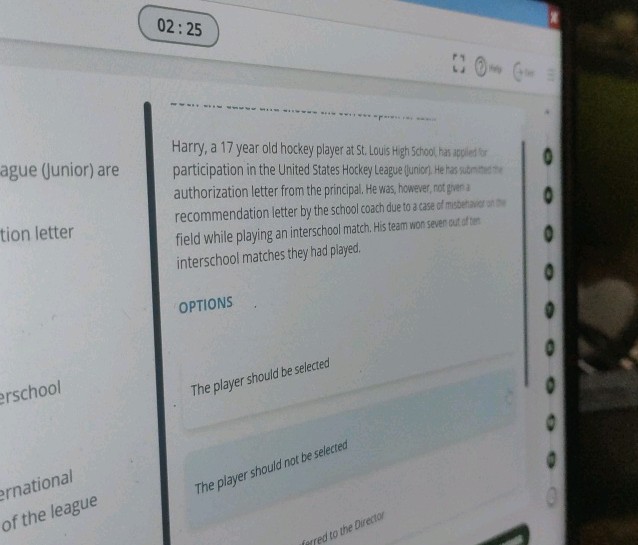 02 25 ague (Junior) are tion letter | StudyX