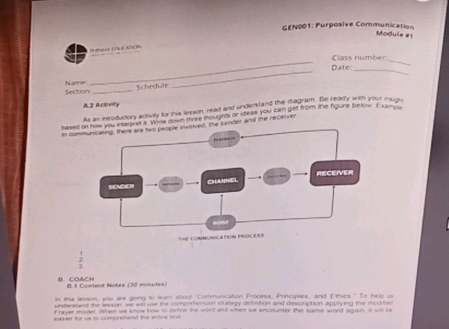 GENOO1 Purposive Communication Module e1 S1 | StudyX