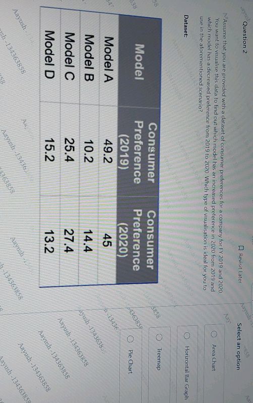 Question 2 Assume that you are provided | StudyX