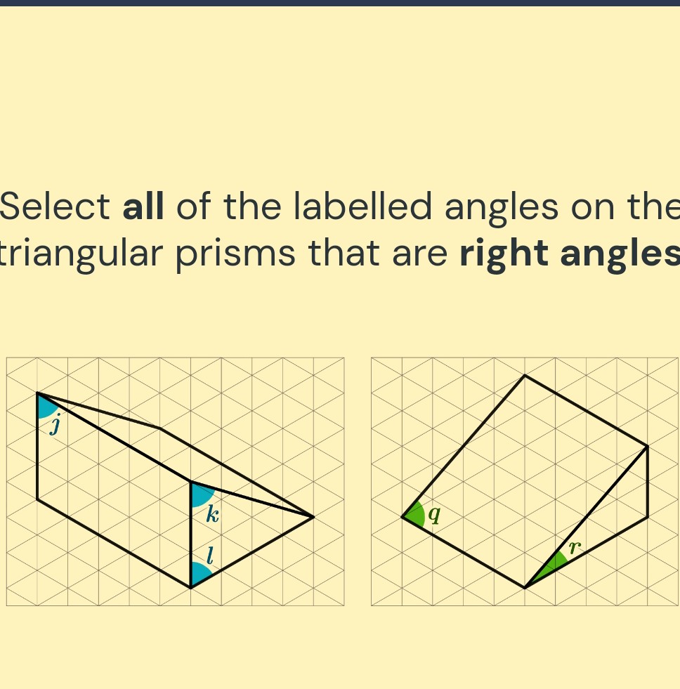 Select all of the labelled angles on the | StudyX