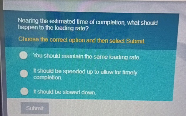 Nearing the estimated time of completion | StudyX
