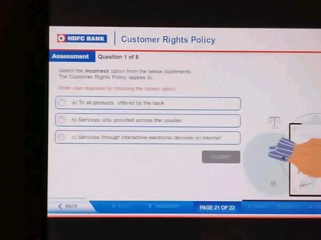 HIDE BANK Customer Rights Policy | StudyX