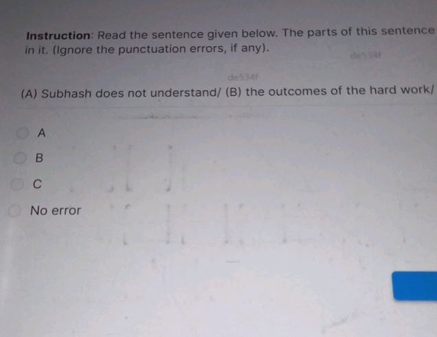 Instruction Read the sentence given below | StudyX