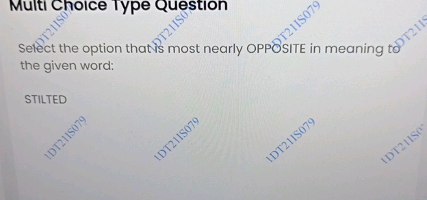 Multi Choice Type Question Select the | StudyX