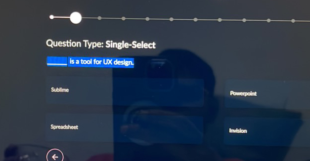 Question Type Single-Select is a tool for UX | StudyX