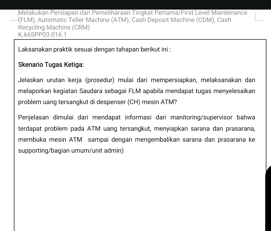 Melakukan Persiapan dan Pemeliharaan | StudyX