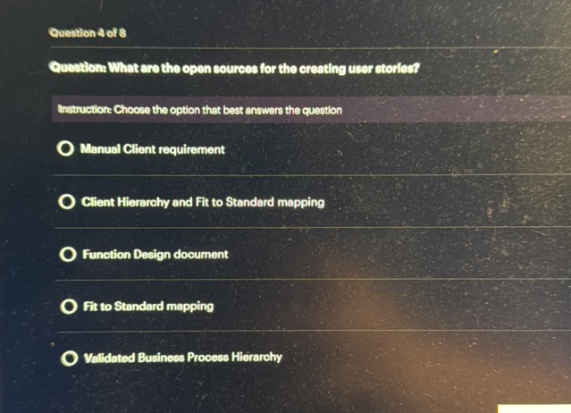 Question 4 of 8 Question What are the open | StudyX