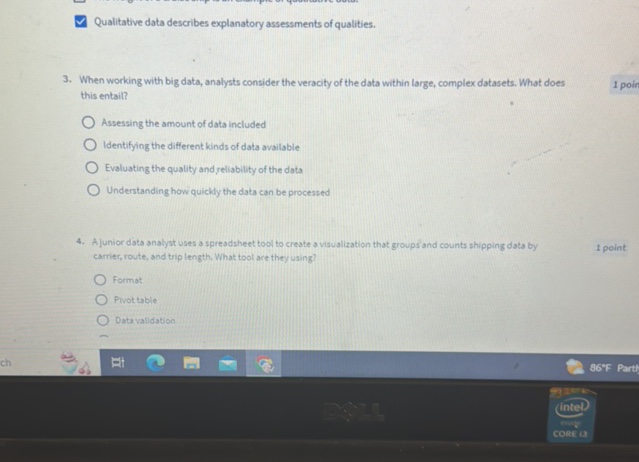 Qualitative data describes explanatory | StudyX