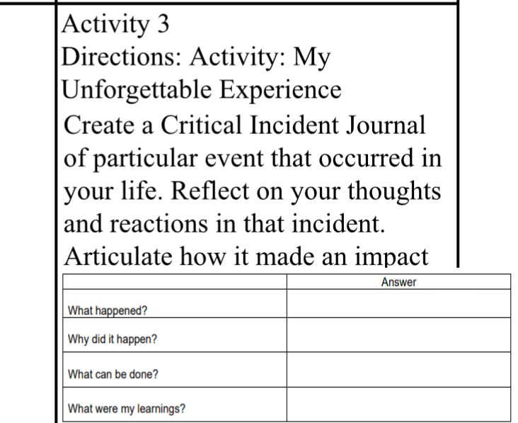 Activity 3 Directions Activity My | StudyX