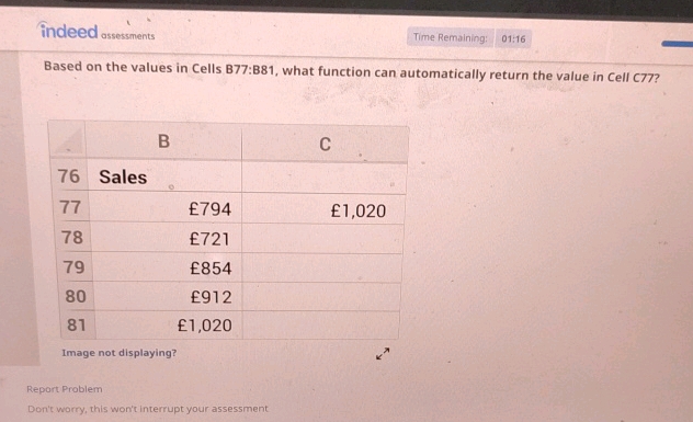 indeed assessments Time Remaining 01 16 | StudyX