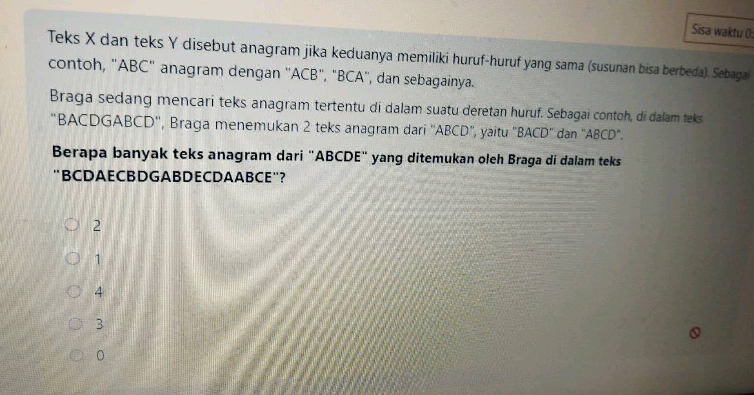 Sisa waktu 0 Teks X dan teks Y disebut | StudyX