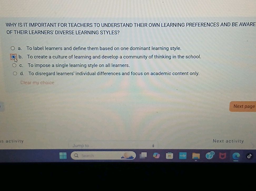 WHY IS IT IMPORTANT FOR TEACHERS TO | StudyX