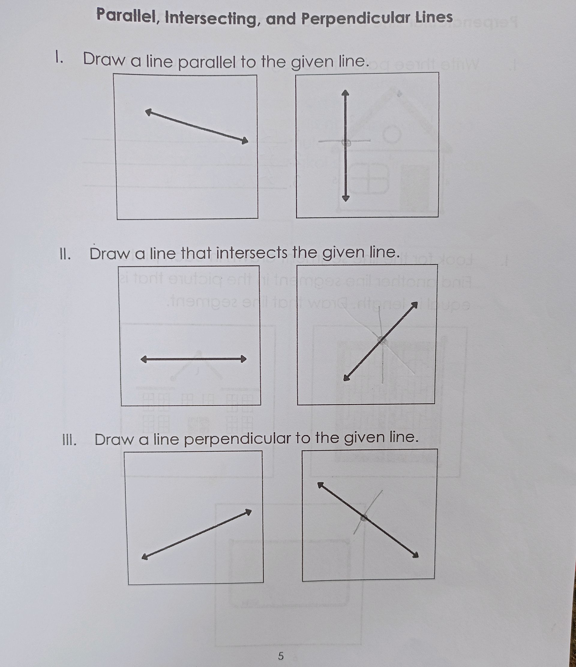 Parallel, Intersecting, and Perpendicular | StudyX