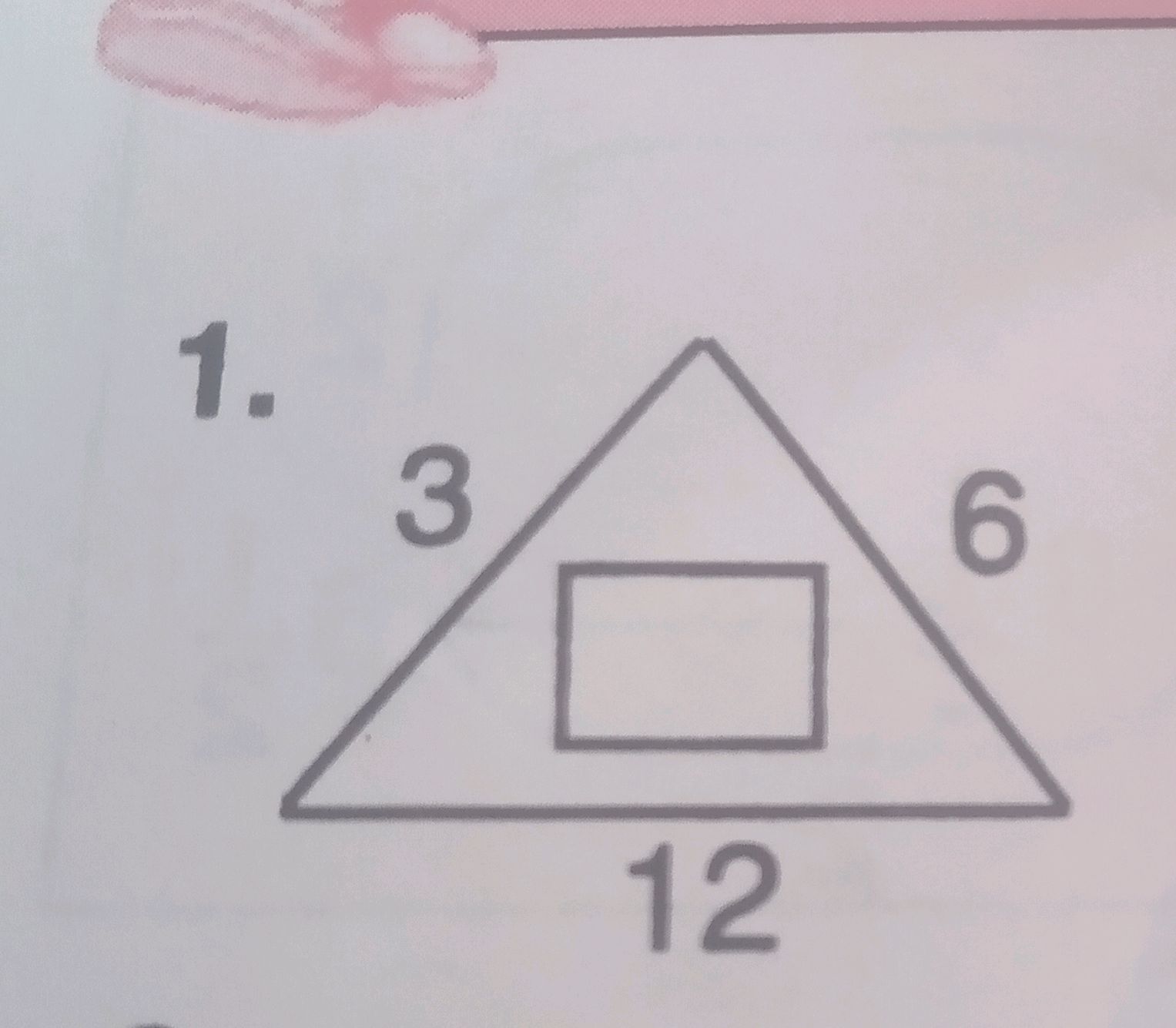 Triangle with numbers: 3, 6, 12 - Math | StudyX