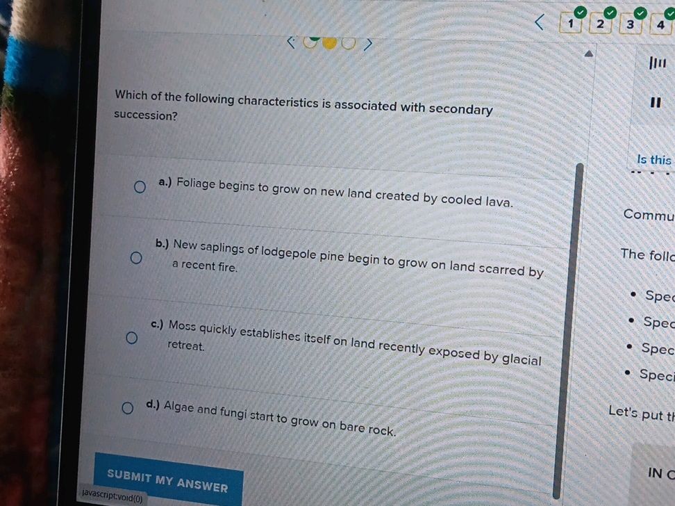 Which of the following characteristics is | StudyX