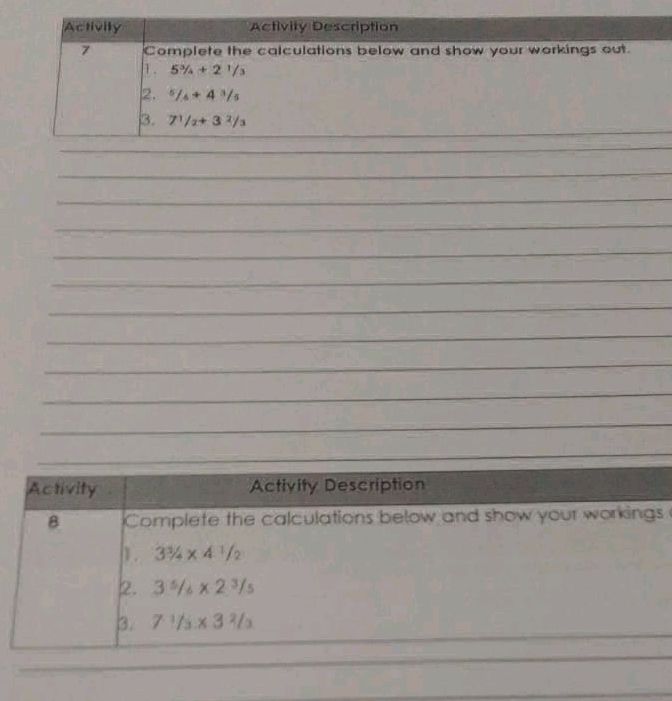 Complete the calculations below and show | StudyX